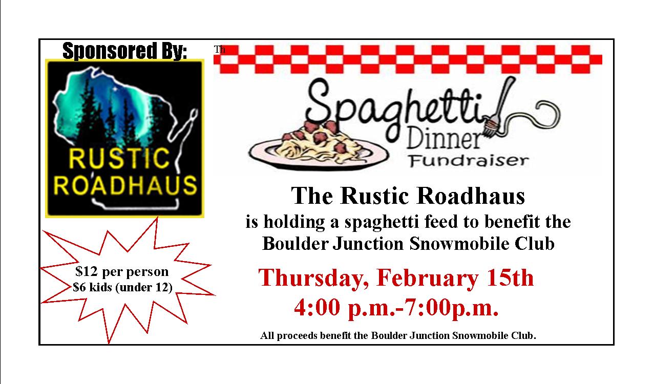 Spaghetti Dinner Fundraiser Thursday, February 15th sponsored by the ...
